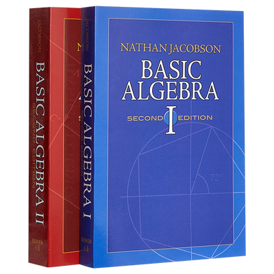 基础代数 2册套装（第2版）英文原版 Basic Algebra I & II  Nathan Jacobson 内森雅各布森 数学参考资料【中商原版】