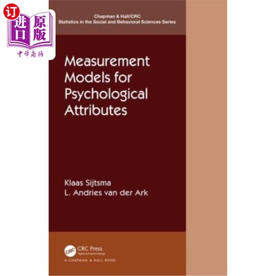 海外直订Measurement Models for Psychological Attributes 心理属性测量模型