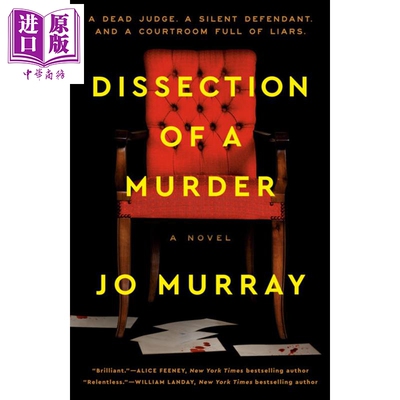 谋杀案解剖 美剧 无罪的罪人 原著 英文原版 Dissection of a Murder Jo Murray【中商原版】