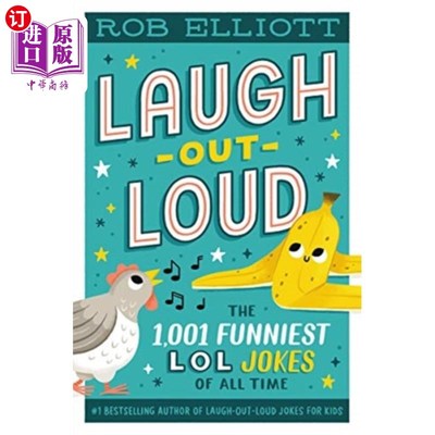 海外直订Laugh-Out-Loud: The 1,001 Funniest LOL Jokes of ... 大声笑:1001个最有趣的LOL笑话