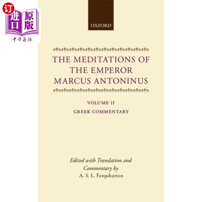 海外直订Meditations of the Emperor Marcus Antoninus 马库斯·安东尼皇帝的沉思