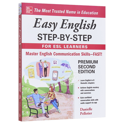 ESL学习者轻松学英语（第2版）英文原版 Easy English Step-by-Step for ESL Learners, 2nd Edition【中商原版】