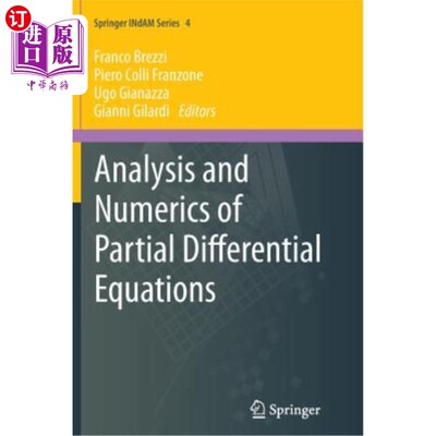 海外直订Analysis and Numerics of Partial Differential Equations 偏微分方程的分析与数值