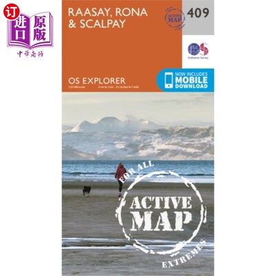 海外直订Raasay, Rona and Scalpay Raasay, Rona和Scalpay