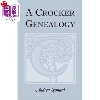 海外直订A Crocker Genealogy 克罗克家族