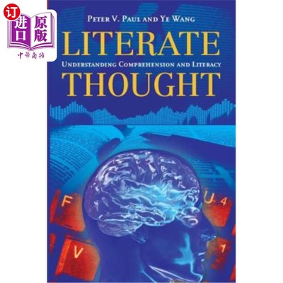 海外直订医药图书Literate Thought: Understanding Comprehension and Literacy 识字思想：理解理解与识字