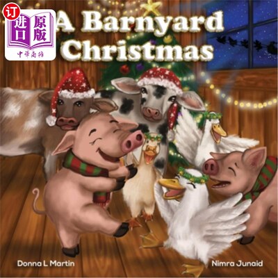 海外直订A Barnyard Christmas 谷仓的圣诞节