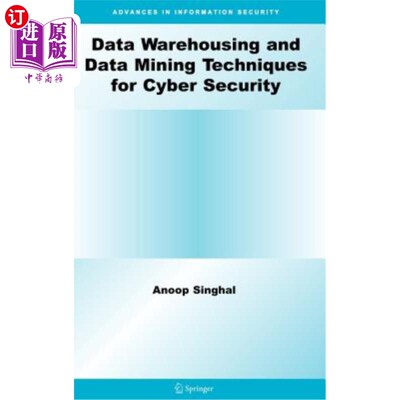 海外直订Data Warehousing and Data Mining Techniques for Cyber Security 用于安全的数据仓库和数据挖掘技术