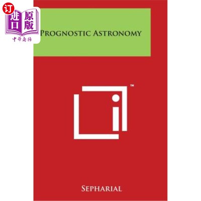 海外直订Prognostic Astronomy 预测天文学