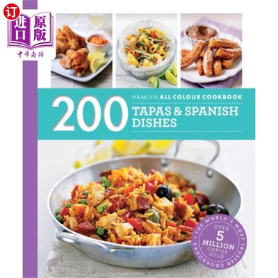 海外直订Hamlyn All Colour Cookery: 200 Tapas & Spanish D... 哈姆林全彩烹饪:200餐前小吃和西班牙菜