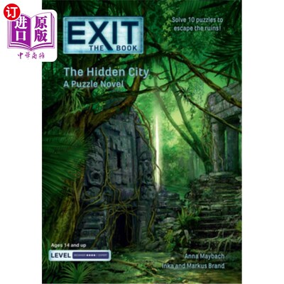 海外直订The Hidden City: A Puzzle Novel 《隐藏的城市：一本益智小说》