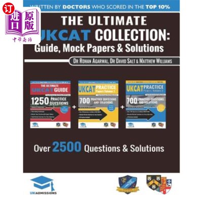 海外直订The Ultimate UKCAT Collection: 3 Books In One, 2,650 Practice Questions, Fully W 最终的UKCAT系列