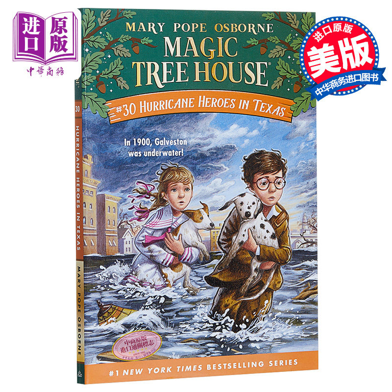 Magic Tree House 30 Hurricane Heroes in Texas神奇树屋第一季30儿童初级章节书故事小说平装英文原版 ...
