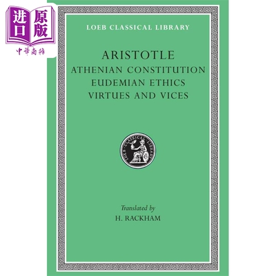 预售 雅典政制 欧代米亚伦理学 论美德和邪恶 Athenian Constitution Eudemian Ethics Virtues Vices Aristotle【中商原版】