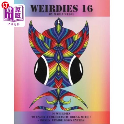 海外直订Weirdies 16: Color a Weirdie a Day ! 魏尔迪16：每天给魏尔迪上色！