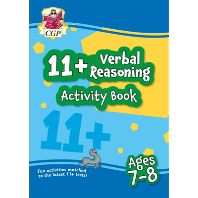 现货 英国CGP New 11+ Activity Book Verbal Reasoning Ages 7-8【中商原版】