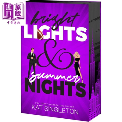 霓虹夏夜 限量刷边版 英文原版 Bright Lights and Summer Nights Kat Singleton【中商原版】