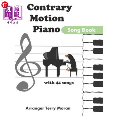 海外直订Contrary Motion Piano Song Book 反向运动钢琴歌曲书