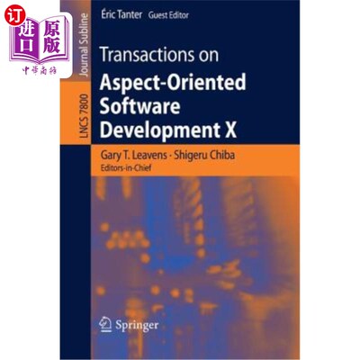 海外直订Transactions on Aspect-Oriented Software Development X 面向方面的软件开发