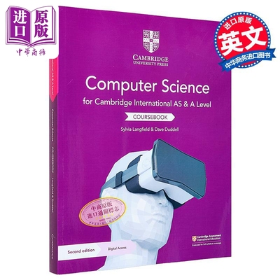 Cambridge International AS ALevel Computer Science Coursebook 剑桥国际计算机科学课程含在线账号（2年）【中商原版】
