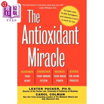 海外直订医药图书The Antioxidant Miracle: Your Complete Plan for Total Health and Healing 抗氧化奇迹：你的全面健康和