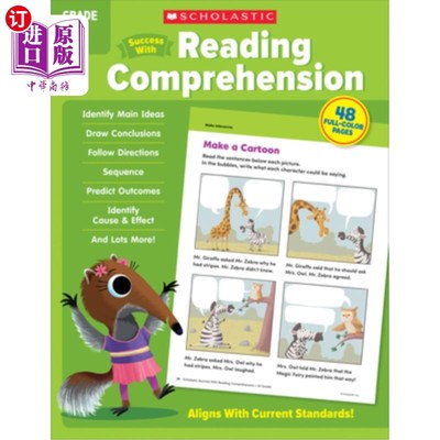 海外直订Scholastic Success with Reading Comprehension Grade 1