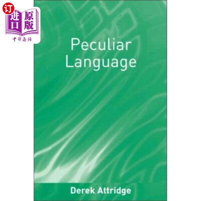 海外直订Peculiar Language 特殊的语言