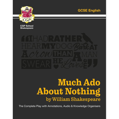 英国CGP Much Ado About Nothing The Complete Play with Annotations Audio and Knowledge Organisers【中商原版】
