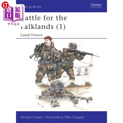 海外直订古英语 Battle for the Falklands (1) 福克兰群岛之战(1)
