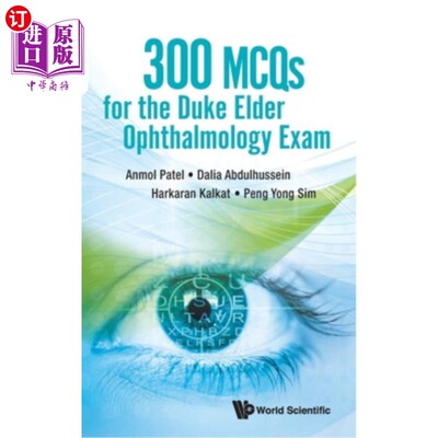 海外直订医药图书300 MCQs for the Duke Elder Ophthalmology Exam 杜克老年眼科考试300 MCQ