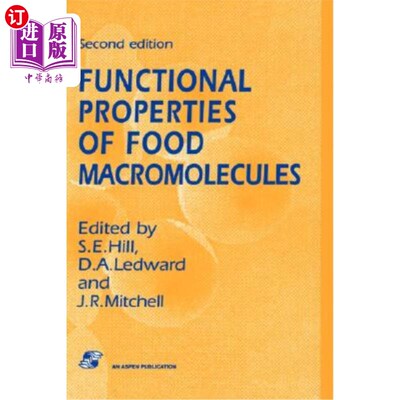 海外直订Functional Properties of Food Macromolecules 食品大分子的功能特性