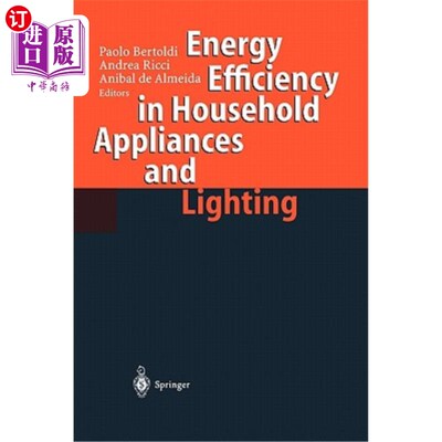 海外直订Energy Efficiency in Househould Appliances and Lighting 家用电器及照明的能源效益