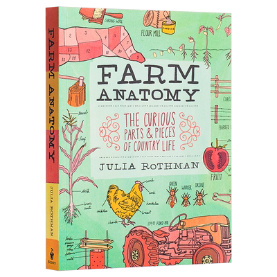 茱莉亚罗斯曼解剖学系列 农场解剖学 英文原版 Farm Anatomy Julia Rothman 手绘大自然系列全彩插图科学科普