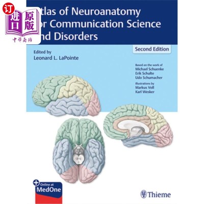 海外直订医药图书Atlas of Neuroanatomy for Communication Science and Disorders 通讯科学与疾病神经解剖学图集