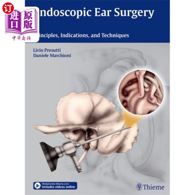海外直订医药图书Endoscopic Ear Surgery 内窥镜耳手术