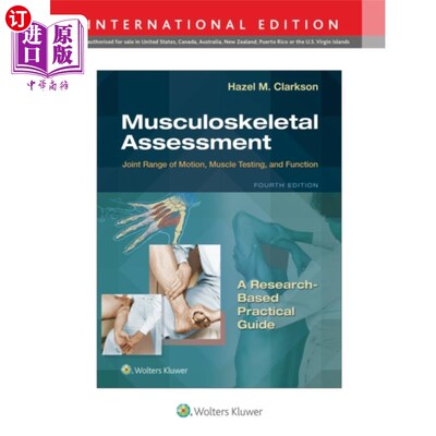 海外直订医药图书Musculoskeletal Assessment 肌肉骨骼的评估