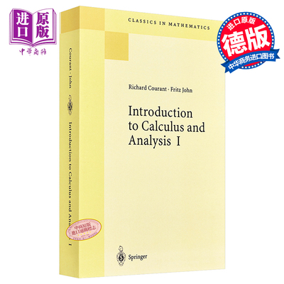 预售 微积分和数学分析引论 第一卷 Introduction to Calculus and Analysis I 英文原版 Naoto Nagaosa【中商原版】