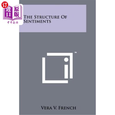 海外直订The Structure of Sentiments 情感结构
