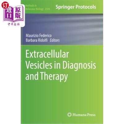 海外直订Extracellular Vesicles in Diagnosis and Therapy 细胞外囊泡的诊断与治疗