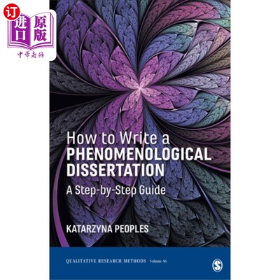 海外直订How to Write a Phenomenological Dissertation 如何写一篇现象学论文