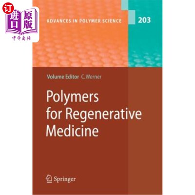 海外直订Polymers for Regenerative Medicine 再生医学用聚合物
