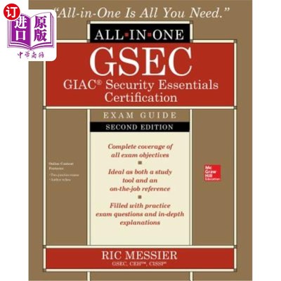 海外直订Gsec Giac Security Essentials Certification All-In-One Exam Guide, Second Editio Gsec Giac安