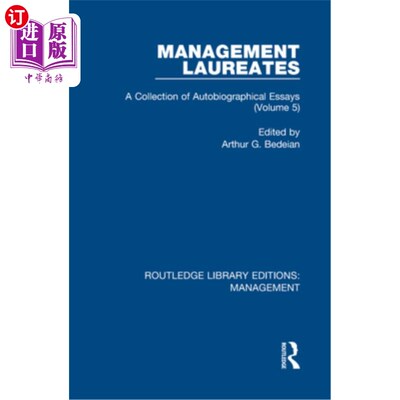 海外直订Management Laureates: A Collection of Autobiographical Essays (Volume 5) 管理获奖者：自传体散文集（第5卷）