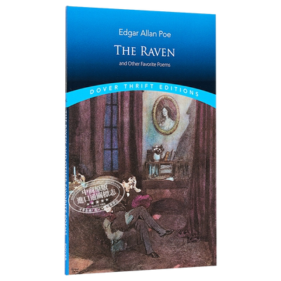爱伦坡：乌鸦及其他诗歌 英文原版 The Raven Dover Thrift Editions Edgar Allan Poe 外国诗歌