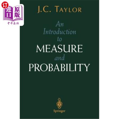 海外直订An Introduction to Measure and Probability 测度与概率概论