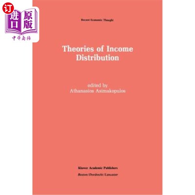海外直订Theories of Income Distribution 收入分配理论