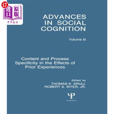 海外直订Content and Process Specificity in the Effects o... 先前经验影响中的内容和过程特异性