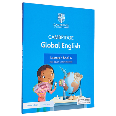 Cambridge Global English Learners Book 6 Primary ESL 剑桥全球英语学习者用书6 剑桥小学英语 带数字访问1年【中商原版】