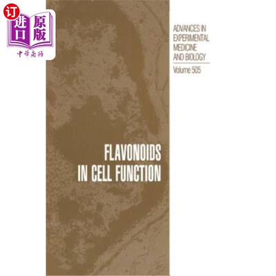 海外直订Flavonoids in Cell Function 细胞功能中的黄酮类化合物