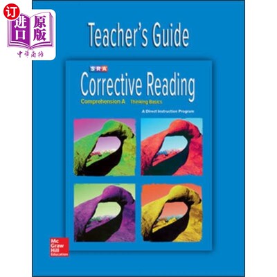 海外直订Corrective Reading Comprehension Level A, Teache... 纠正性阅读理解A级，教师指南